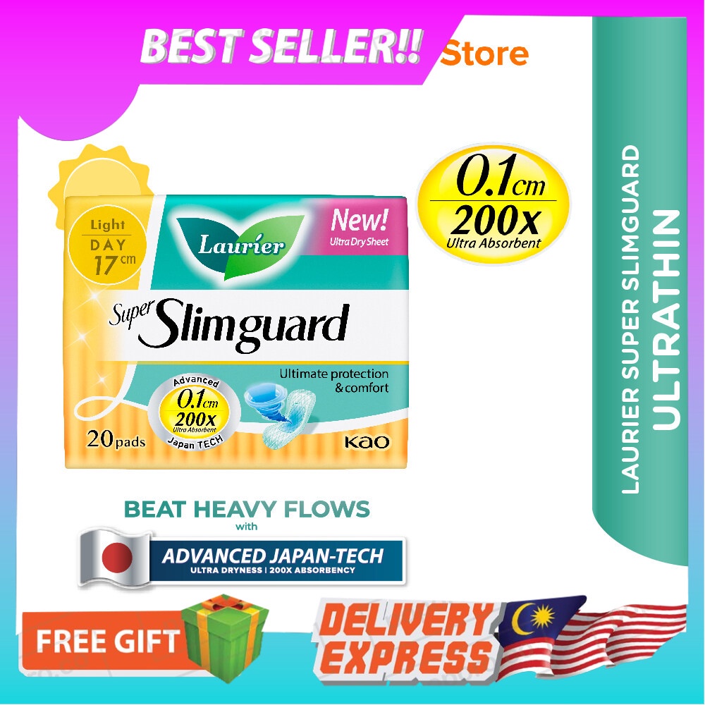 Laurier Super Slimguard - Day (17cm 20s) | Shopee Malaysia