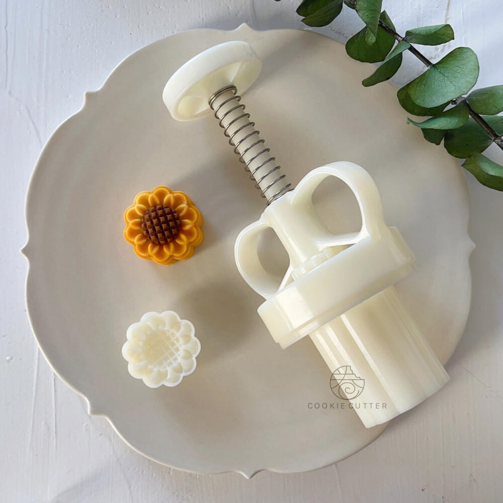 20g Mini Sunflower Shape Mooncake Mold Mung Bean Cake Mold Mid-autumn ...