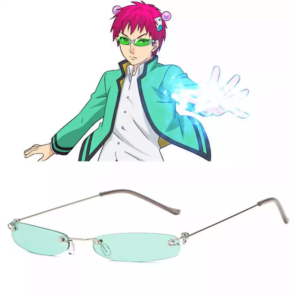Anime The Disastrous Life Of Saiki K. Cosplay Props Saiki Kusuo Glasses ...