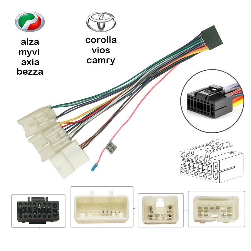 PERODUA Plug and Play Socket Cable Player Socket Suitable for Car ...
