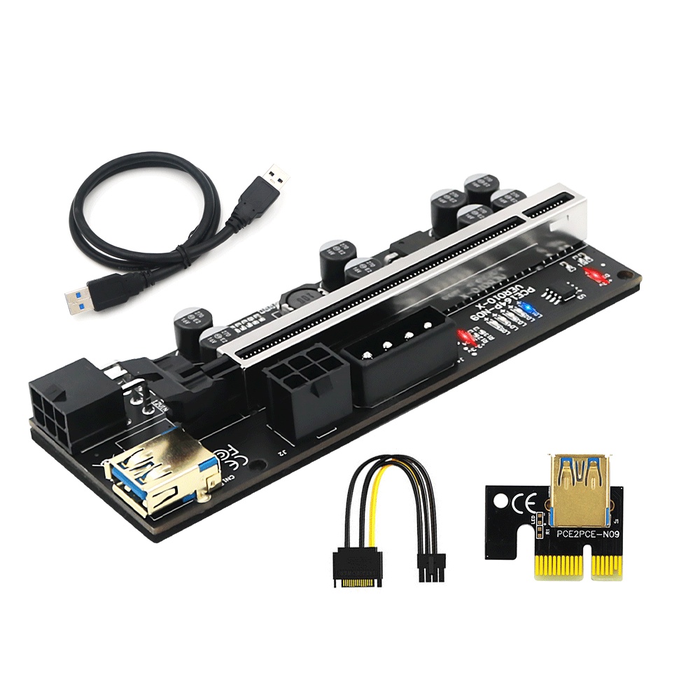 PCIE Riser 010 010X VER010X 010S Plus USB 3.0 Cable Cabo Riser GPU PCI Express X16 Riser for ...