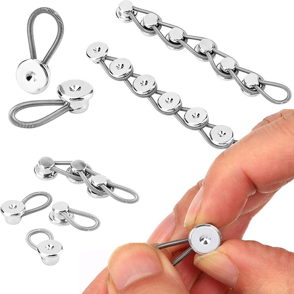 6Pcs Collar Buttons Extender DIY Button No Sew for Men's Suits ...