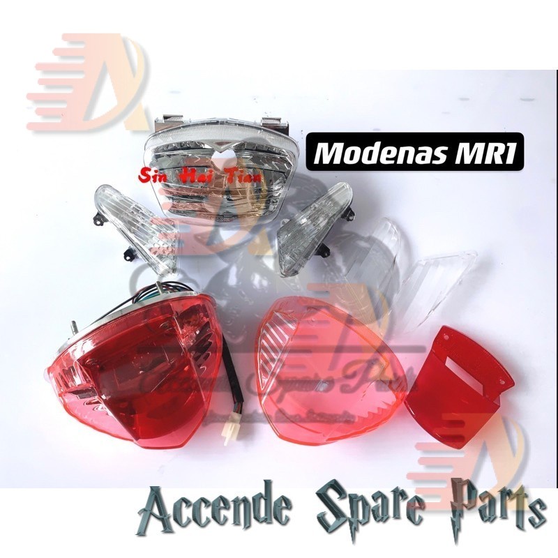 MODENAS MR1 Head Lamp Tail Lamp Signal Lamp Tail Lamp Cover Signal ...