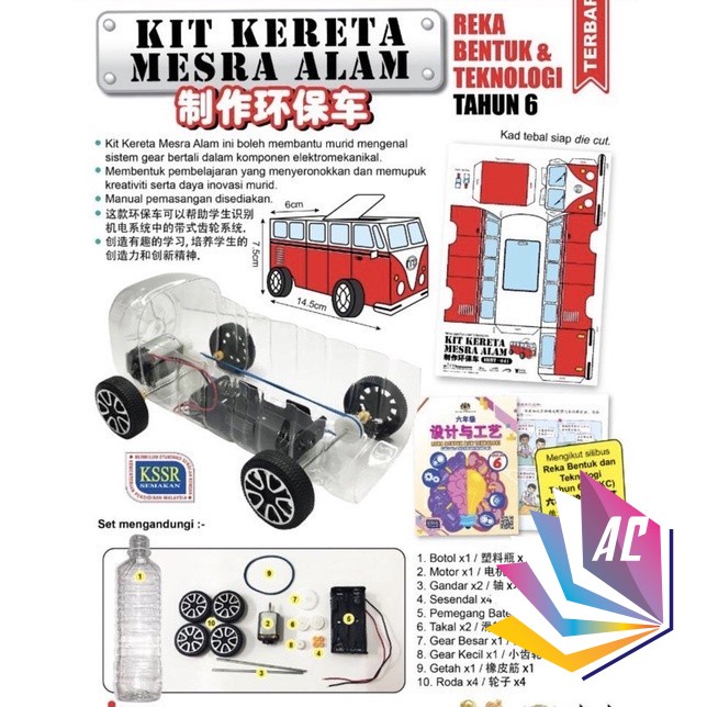 Projek RBT Tahun 6 - Kit Kereta Mesra Alam - Reka Bentuk & Teknologi - STEM - KSSR - Sekolah ...