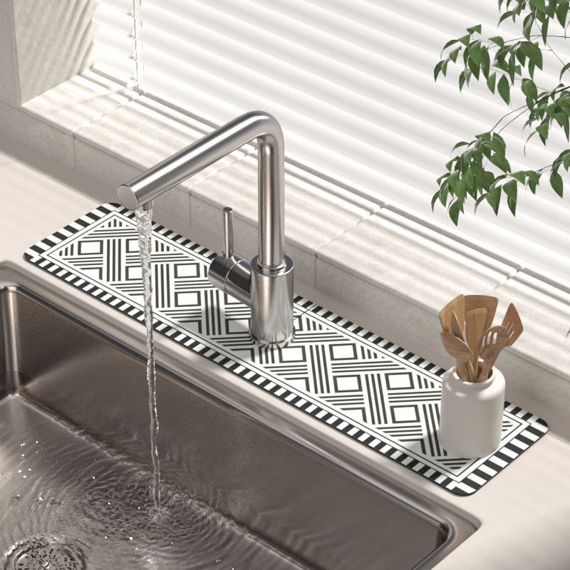 Nordic Faucet Drain Pad Water Absorption Pad Kitchen Anti-slip Mat ...