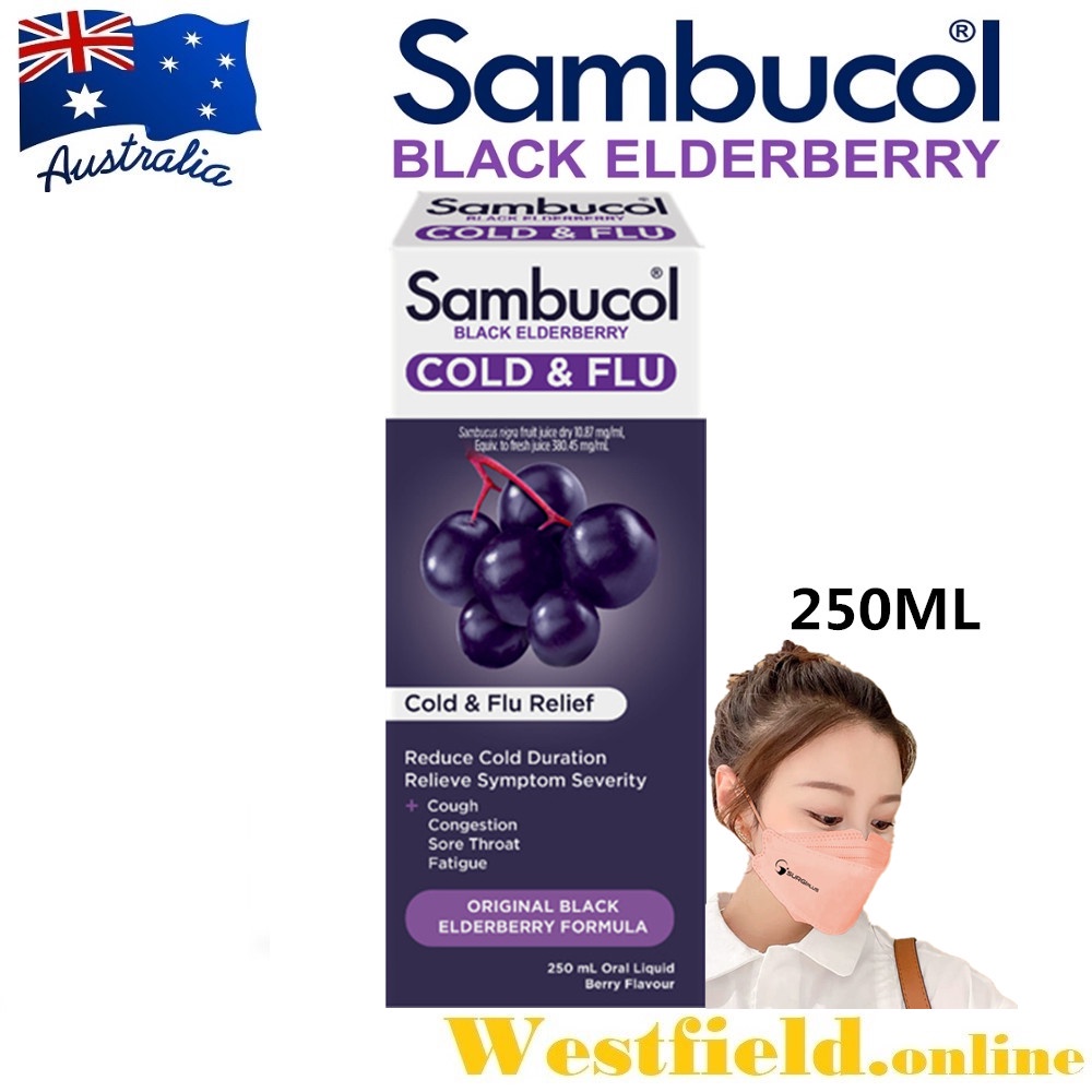 [Australia Import EXP 05/2027] Sambucol Cold & Flu Syrup For Adult ...