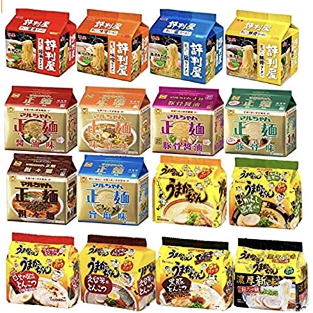 from japanAssortment set of 30 servings of 6 types of bag ramen ...