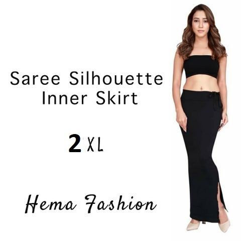 Saree Shapewear 2xl | Saree Inner Skirt Stretchable | Saree Silhoutte ...