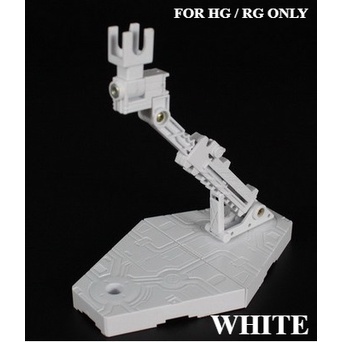 Gundam Action Base stand HG RG White Black Gunpla Base Gunpla Action ...