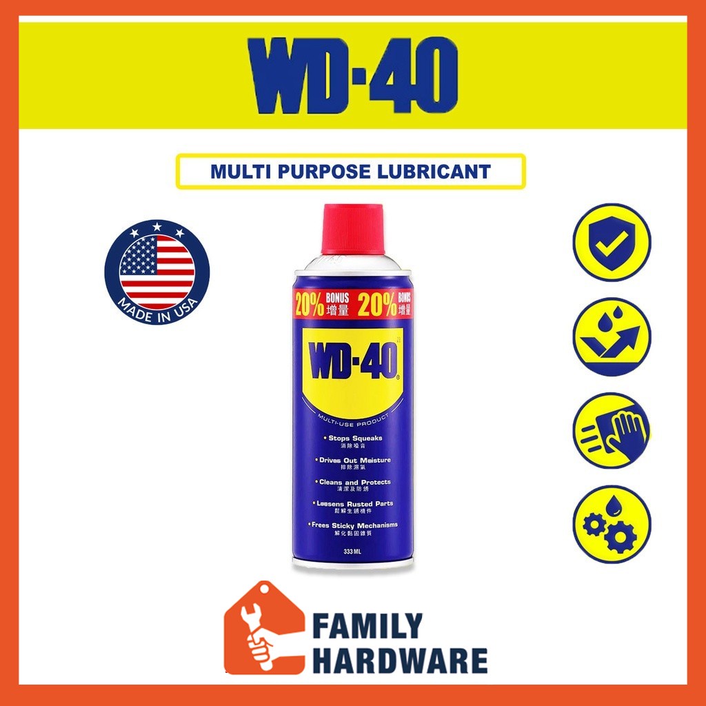 WD-40 333ML MULTI PURPOSE LUBRICANT WD40 | Shopee Malaysia