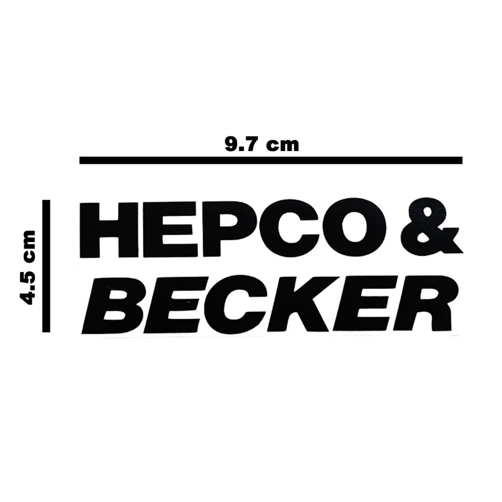 Sticker Motor HEPCO & BECKER ST081 | Shopee Malaysia