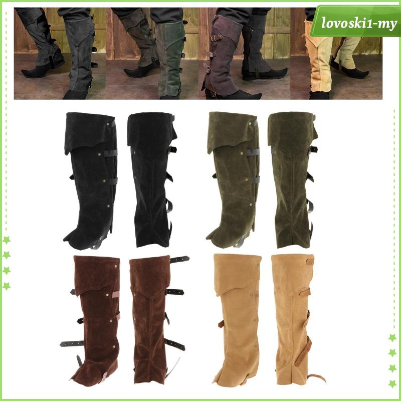 [LovoskibcMY] Pirate Boot Covers Costume Accessories PU Cosplay ...