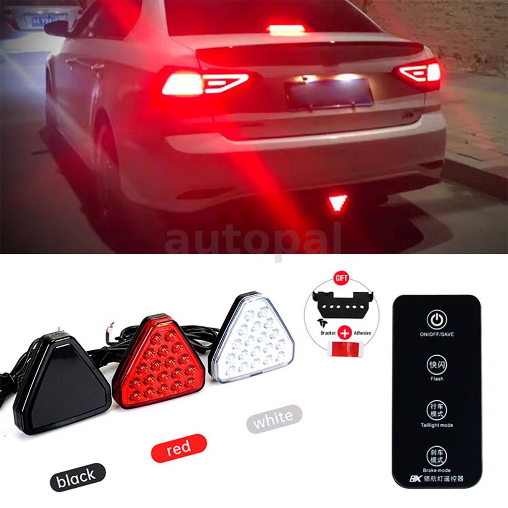 19led F1 Style Brake Lights Car Triangle Rear Third Brake Lights Pilot ...