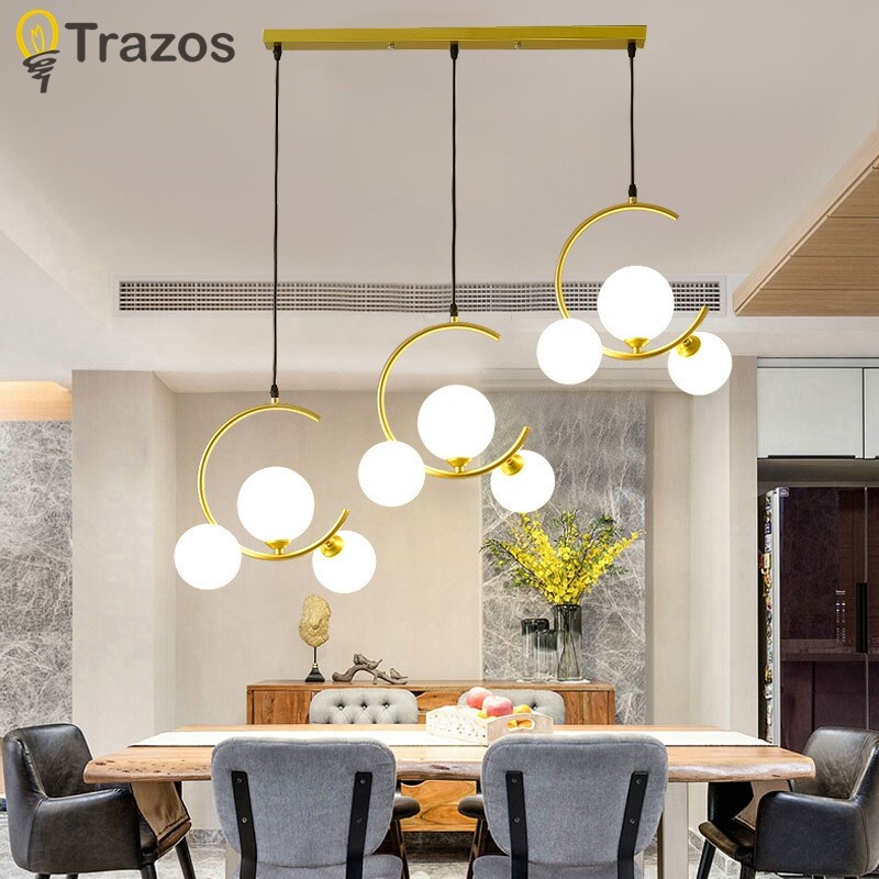 Nordic Pendant Lights Led Haning Lamp For Dining Room Kitchen Ceiling ...