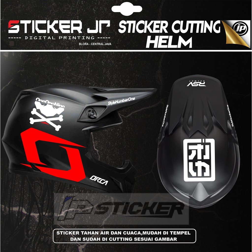 Trail Helmet Cutting Sticker - JP-03 Trail Helmet Sticker | Shopee Malaysia