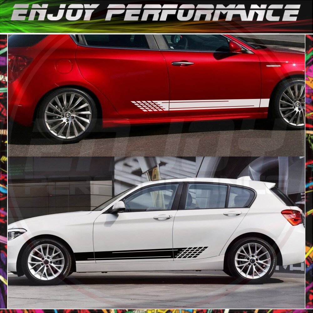 Car Sticker Auto Side Decal For Audi Alfa Romeo Volkswagen VW Ford BMW ...