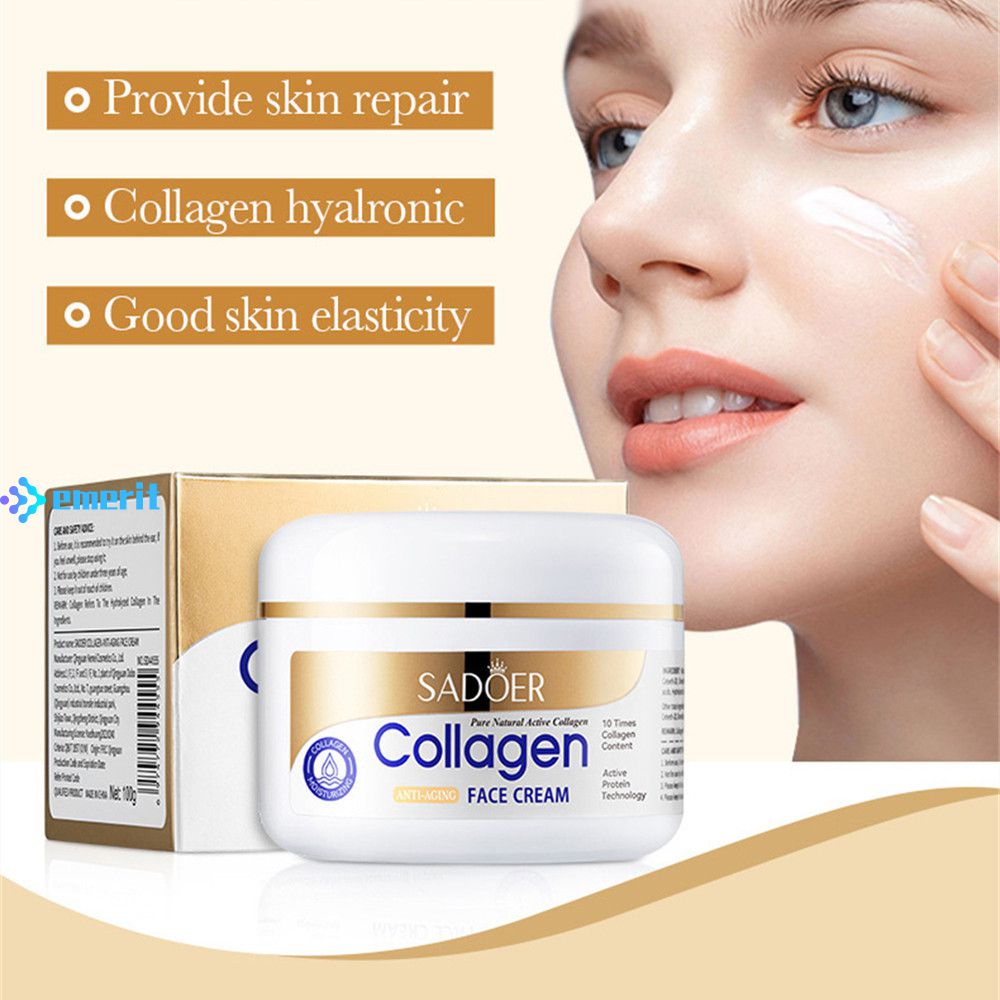 SADOER Collagen Series Facial Cleanser Body Lotion Face Cream Anti ...