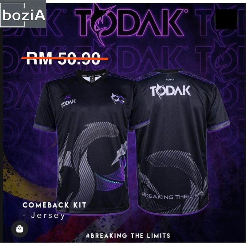 Jersey Todak MLBB Malaysia E Sport Jersey Murah Jersi Baju Lelaki Todak ...