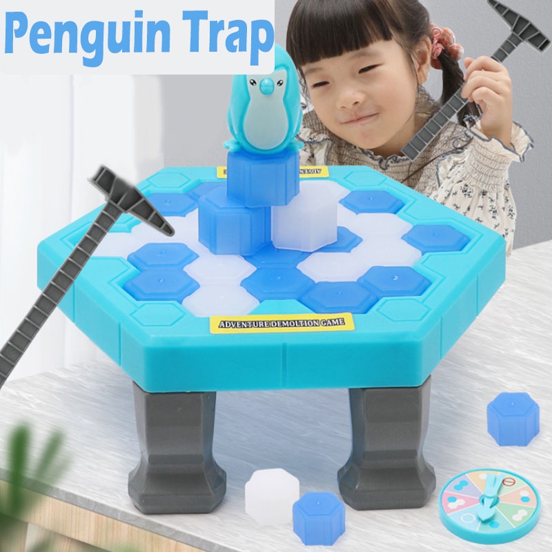 Penguin Trap Boardgame Ice Break Saves Penguins Funny Puzzle Knock Ice ...