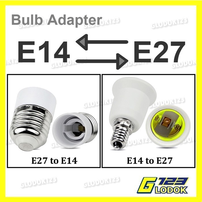 Lamp Fitting Converter E14 To E27 Cap Lamp Light Converter Adapter ...