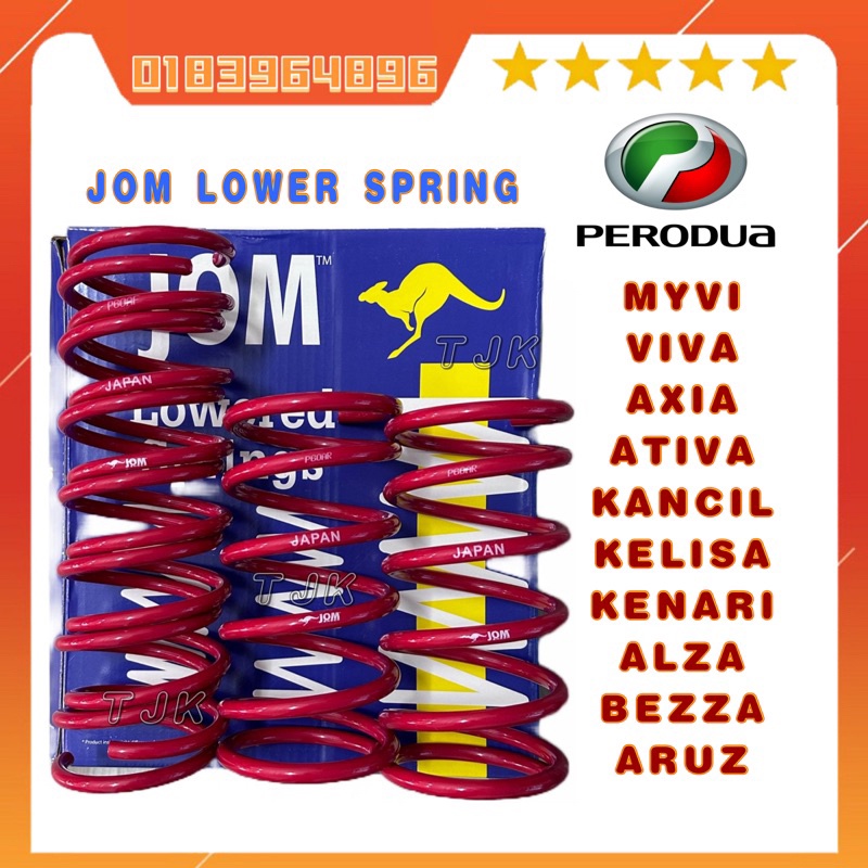PERODUA SERIES JAPAN JOM LOWER SPRINGS MYVI VIVA KANCIL KELISA KENARI ...