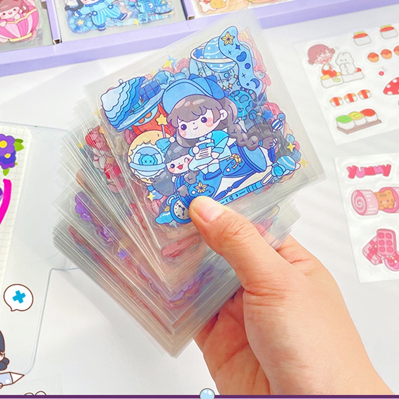 【1 PCS】1,000 Patterns Waterproof sticker Single Sheet Bulk Stickers 8 ...