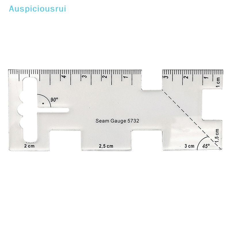 Auspiciousrui Precision Seam Measuring Gauge Metal Quilg Tailor Ruler ...