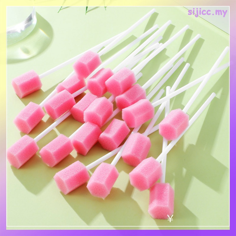 Disposable Cotton Swab Makeup Sponge Baby Foam Cleanser Dental Swabs ...