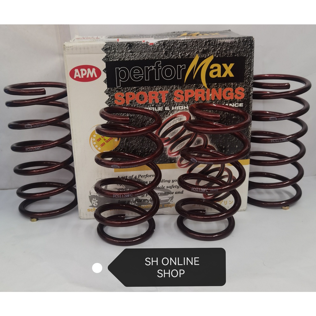 APM PERFORMAX Sport Coil Spring for Perodua Viva (1Set=4pcs) | Shopee ...
