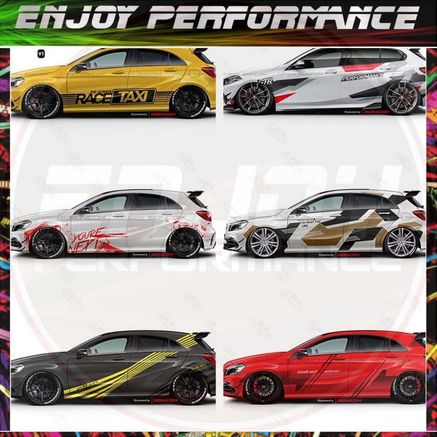 Car Stickers For BMW X2 X3 X4 X6 Mercedes CLA GLE Audi Q5L Q3 Q2 Q7 ...