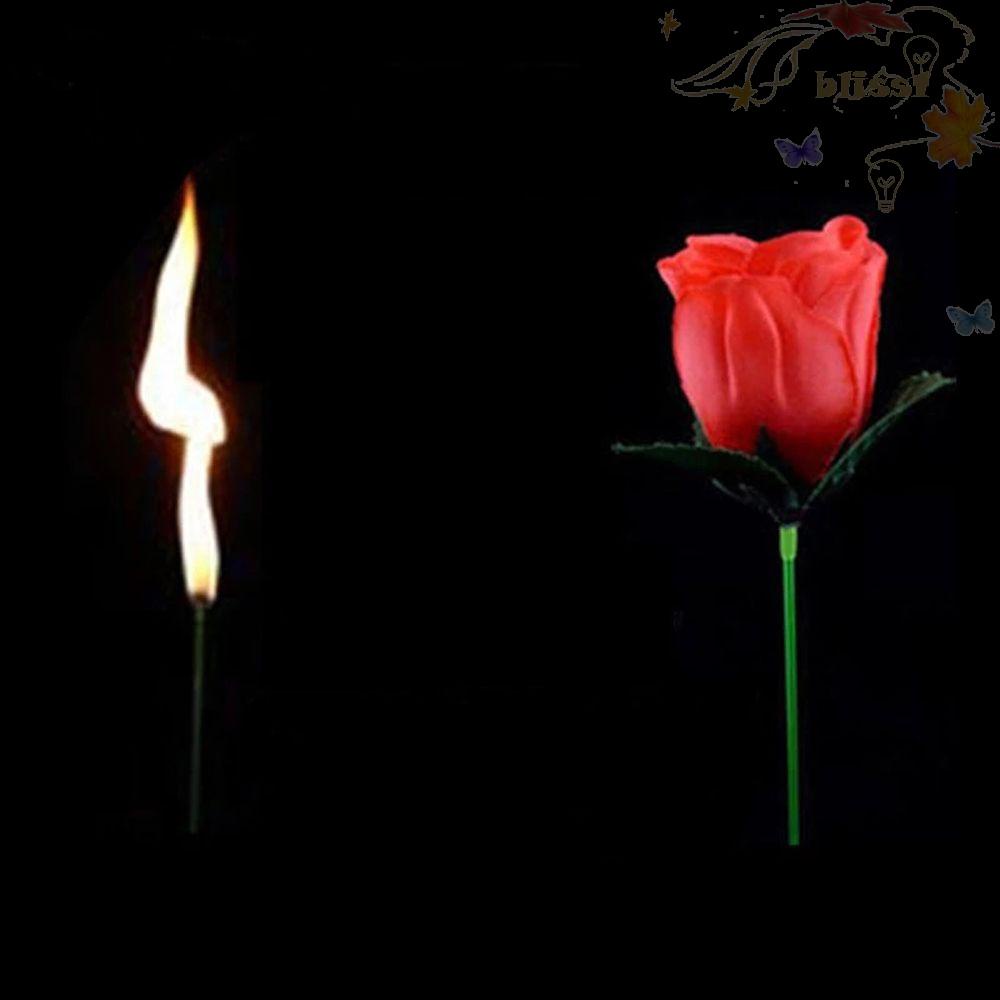 BLISS Magic Trick Rose Magician Prank Joke Flame Appearing Flower ...