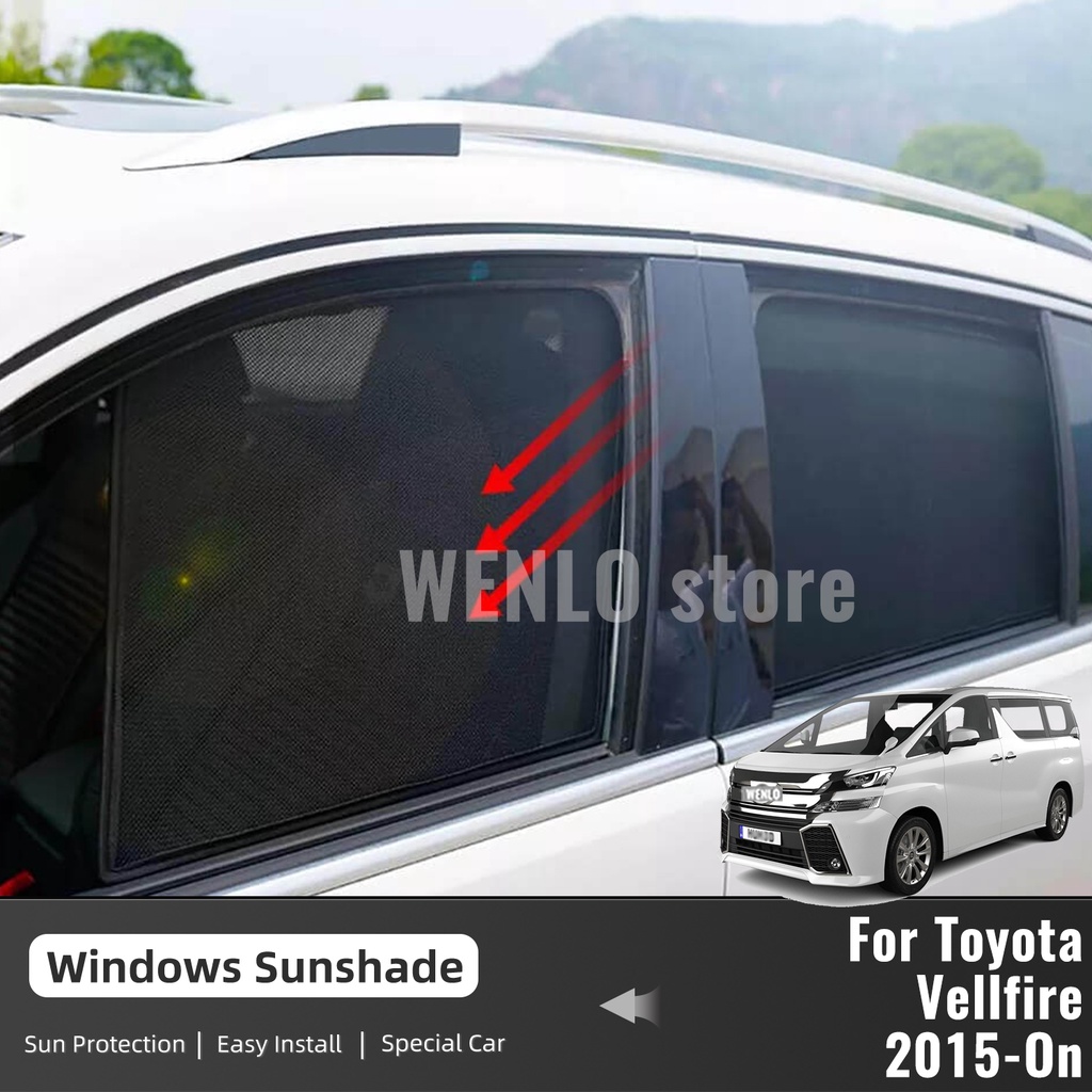 For Toyota ALPHARD VELLfire 30 AH30 2015-2023 2024 Car Sunshade ...