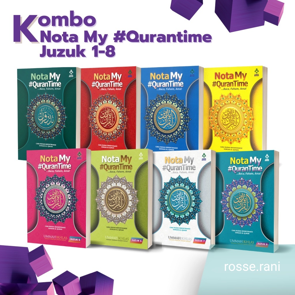 KARYA BESTARI: Siri Nota My #QURANTIME: Juzuk 1 11 12 14 15 16 17 18 19 ...