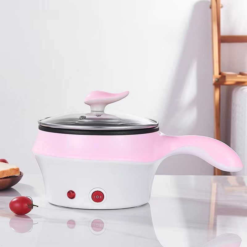 3 Pin Plug Electric Non Stick Ceramic Frying Pan Rice Portable Mini ...