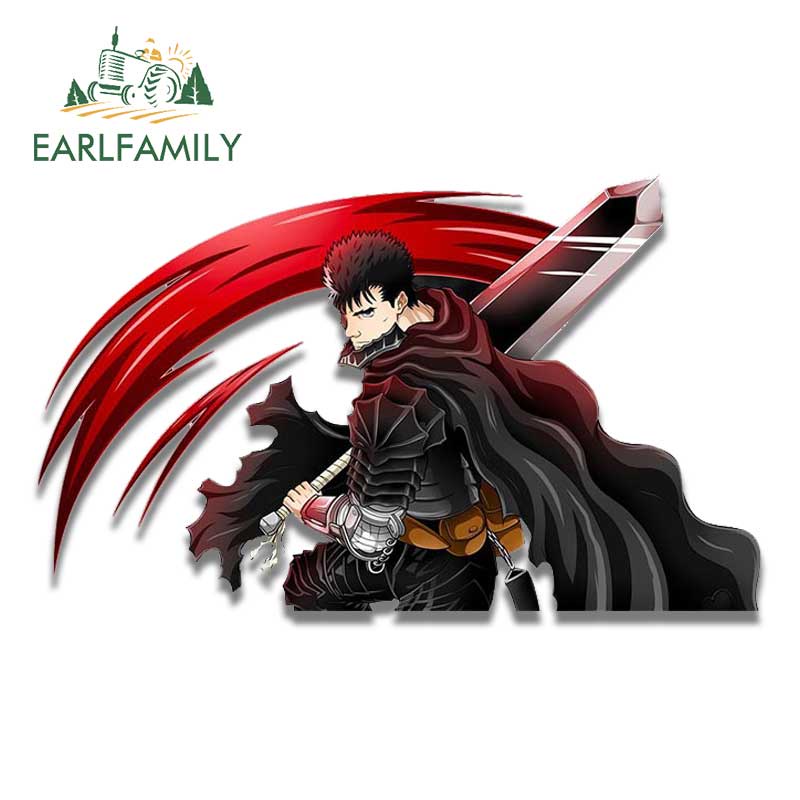 EARLFAMILY 13cm x 7.9cm For Guts Car Stickers Amusing Personality ...