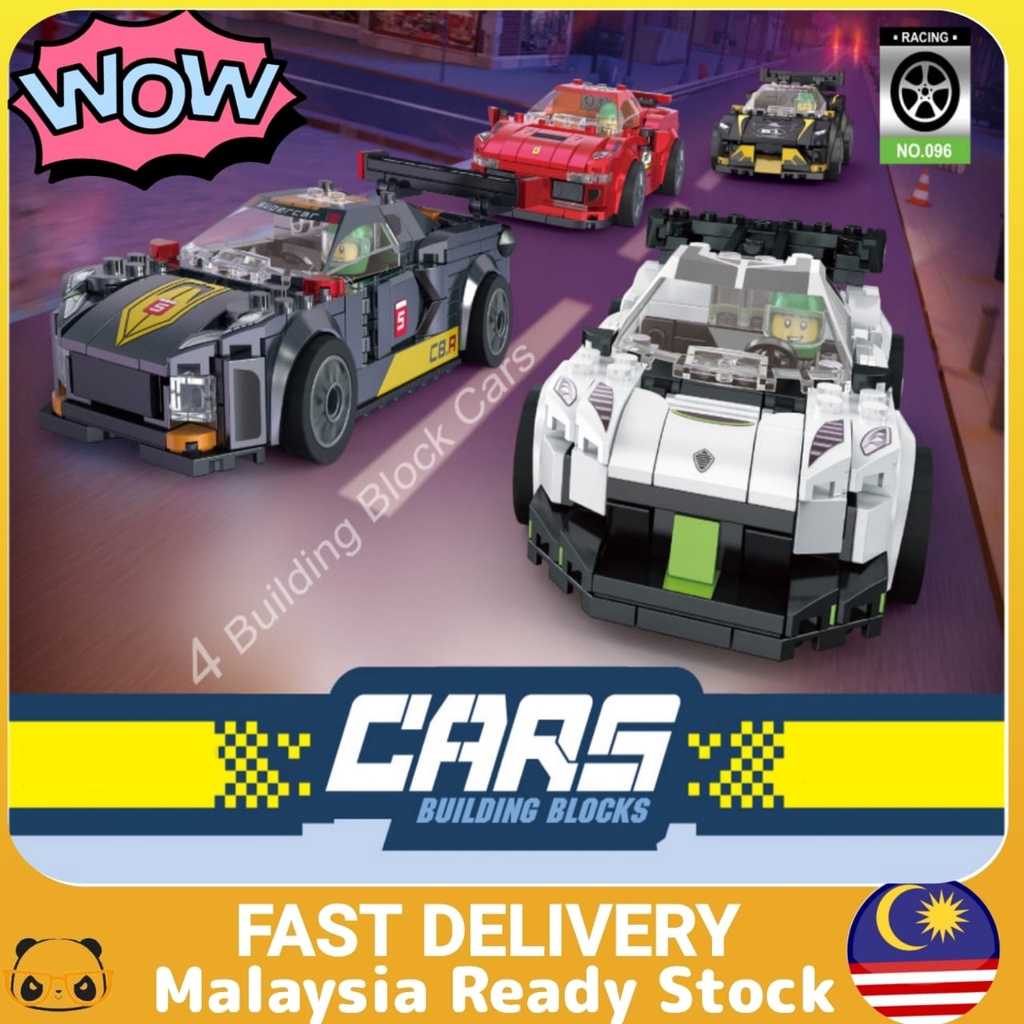 Mainan Binaan Blok Kereta Racing Sports Car Building Blocks Bricks ...