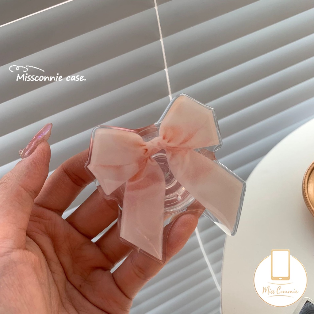 Fashion Cute 3D Bow-Knot Fold Bracket Phone Grip Tok Griptok Holder ...