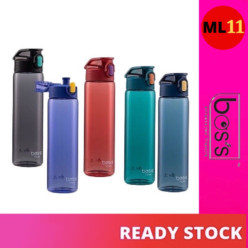 BOS'S Tritan Sport Bottle (550ml / 750ml) BN055TP BN075TP | Shopee Malaysia