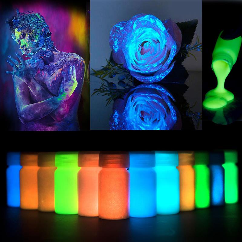 15/30g Bottle Glow In The Dark Liquid Luminous Pigment Non-Toxic For ...