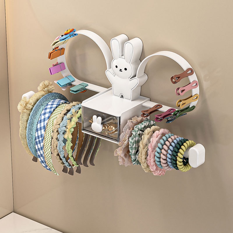 MOMO LIFE Storage rack head accessories holder daul purpose wall ...