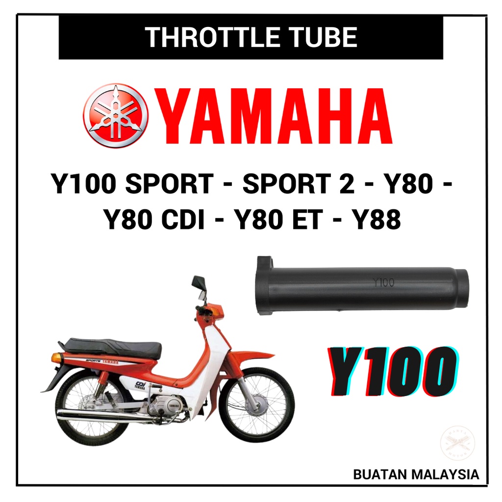 YAMAHA Y100 SPORT 2 Y80 CDI THROTTLE TUBE MOTOR - Y80 ET Y88 THROTLE ...