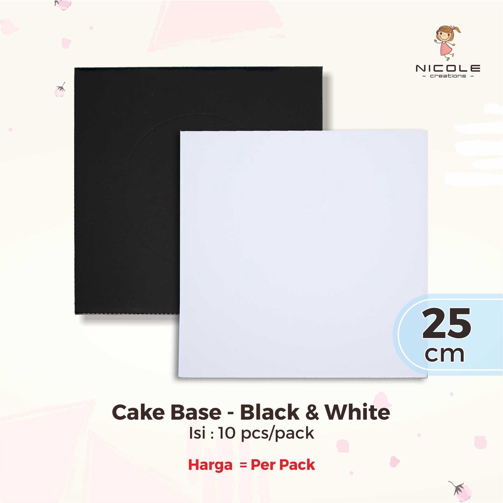 Cake Base/Cake Coaster/Cake Mat/Bottom Cake 25 cm by Nicole Creation ...