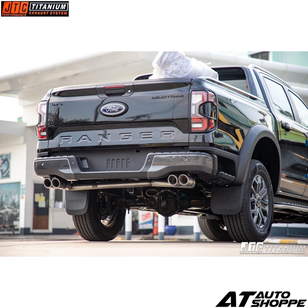 JTC TITANIUM PERFORMANCE EXHAUST TWIN DUAL REAR EXIT FOR FORD RANGER ...