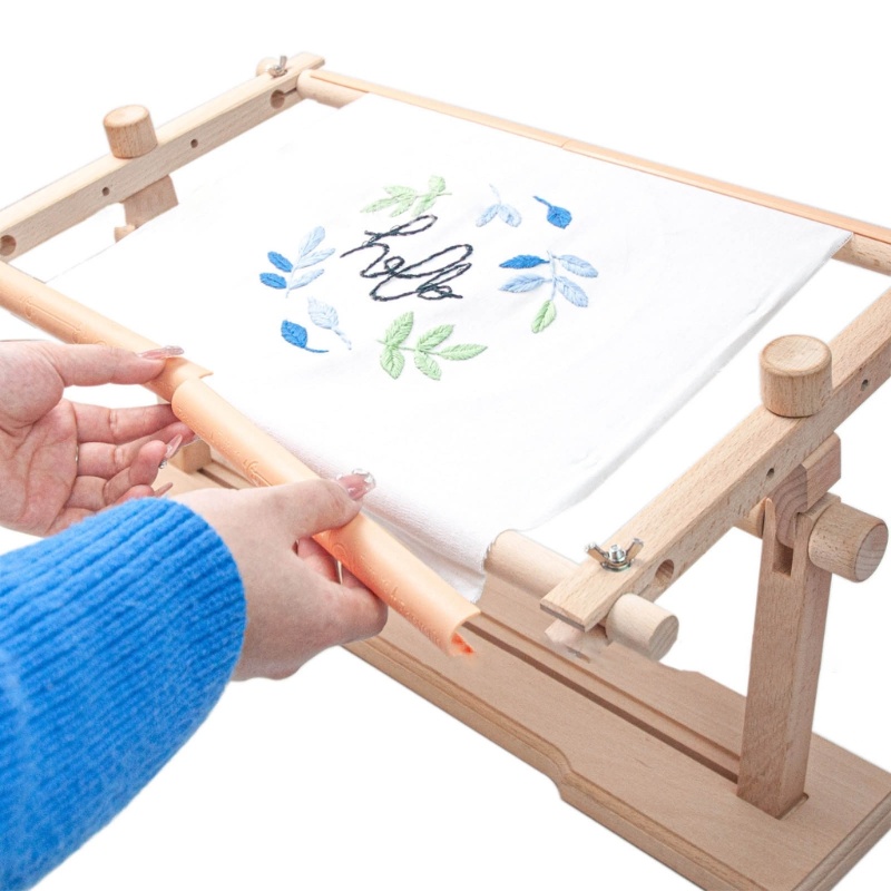 Po* Needlepoint Embroidery Rack Scroll-Frame for Cross Stitch ...