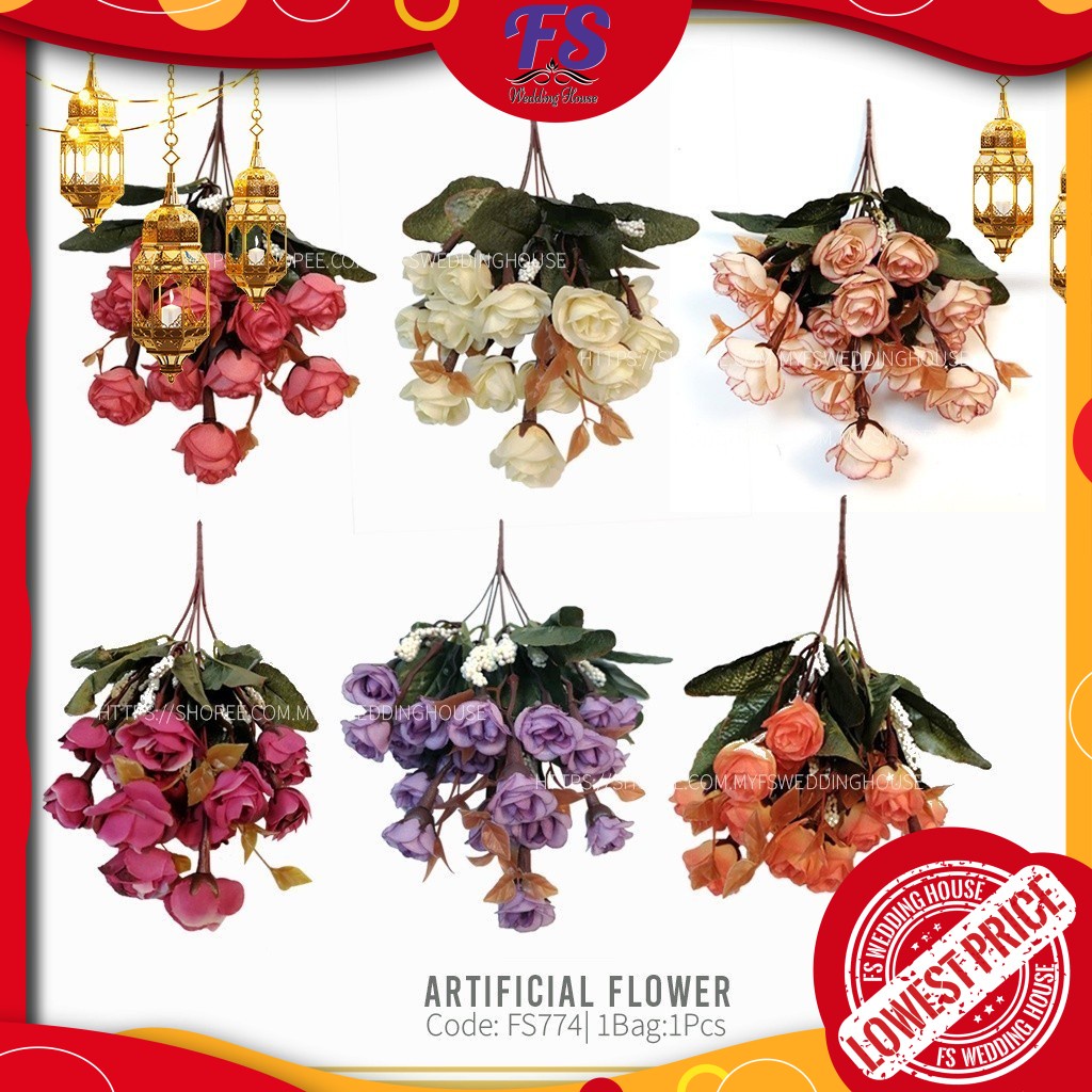 Artificial Flower / Bunga Hiasan / Bunga Meja / Indoor & Outdoor ...