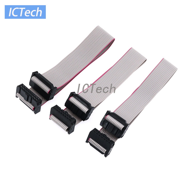 FC gray flat cable 2.54mm 30cm connecting cable JTAG /10/14/16/20/40 ...