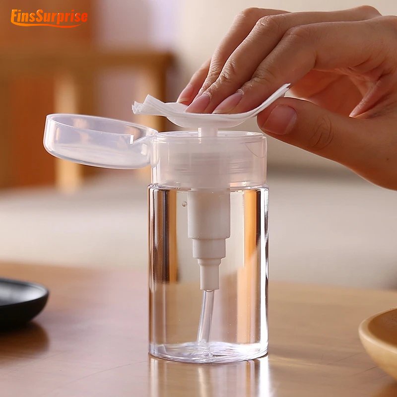Push-type Large Capacity Plastic Liquid Bottle Refillable Flip Top ...