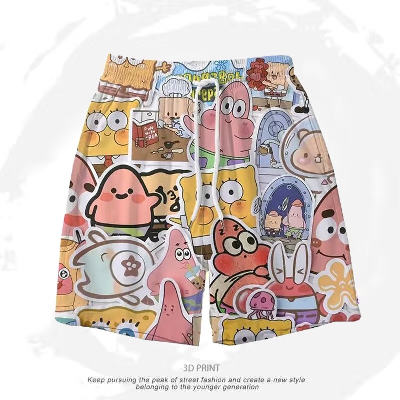 M-5XL Unisex Patrick Pants Patrick Star and SpongeBob Summer Beach ...