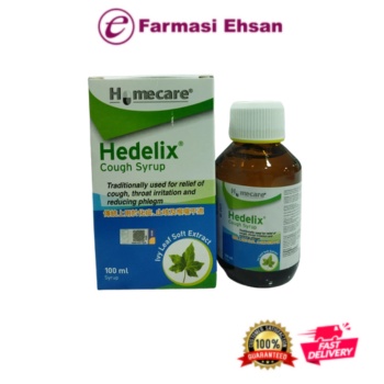 HOMECARE Hedelix Cough Syrup 100ml / Ubat batuk Hedelix 100ML | Shopee ...