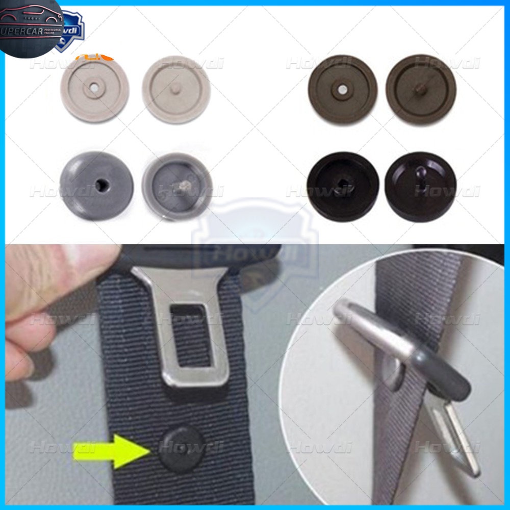 SC Universal Clip Seat Belt Stopper Buckle Button Fastener Safety Car ...